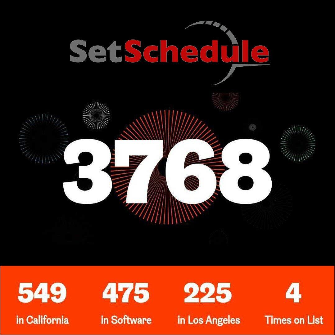 SetSchedule Awarded Inc. Fastest Growing Companies Four Years ...